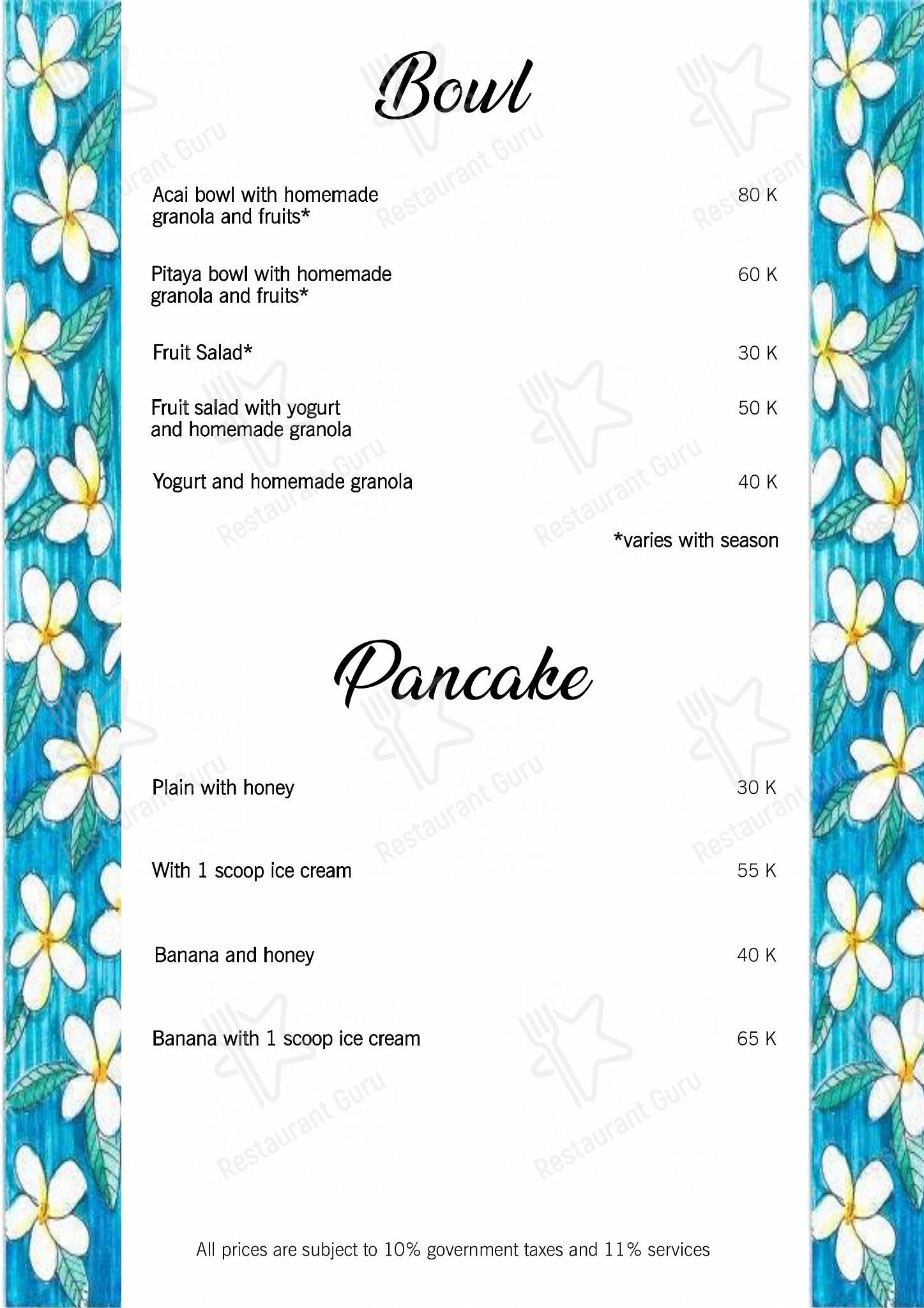 Menu at Abracadabra by Mu Bunglaow restaurant, Pecatu