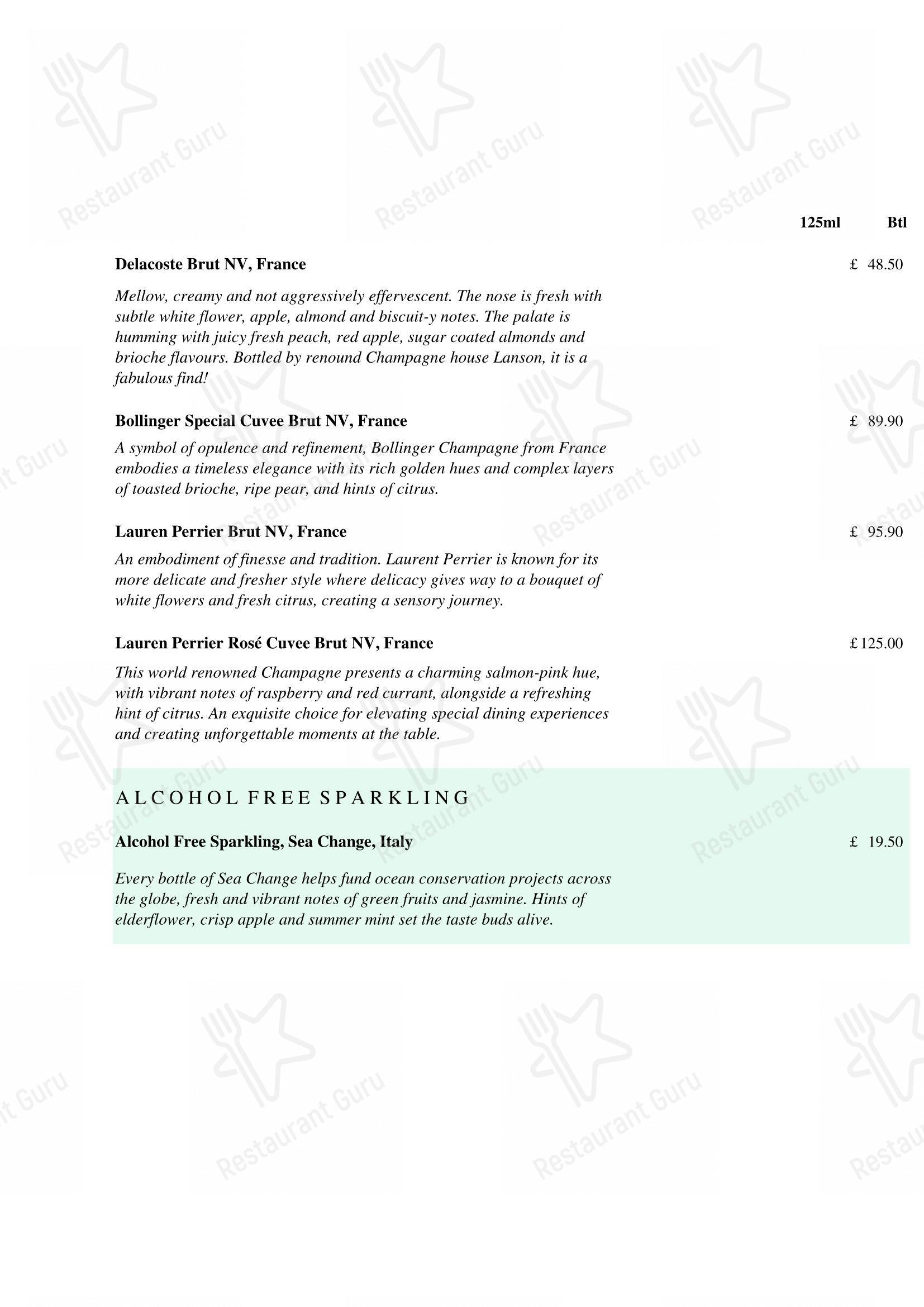 Menu at Michael Wan's Mandarin 上官樓 restaurant, Blackpool