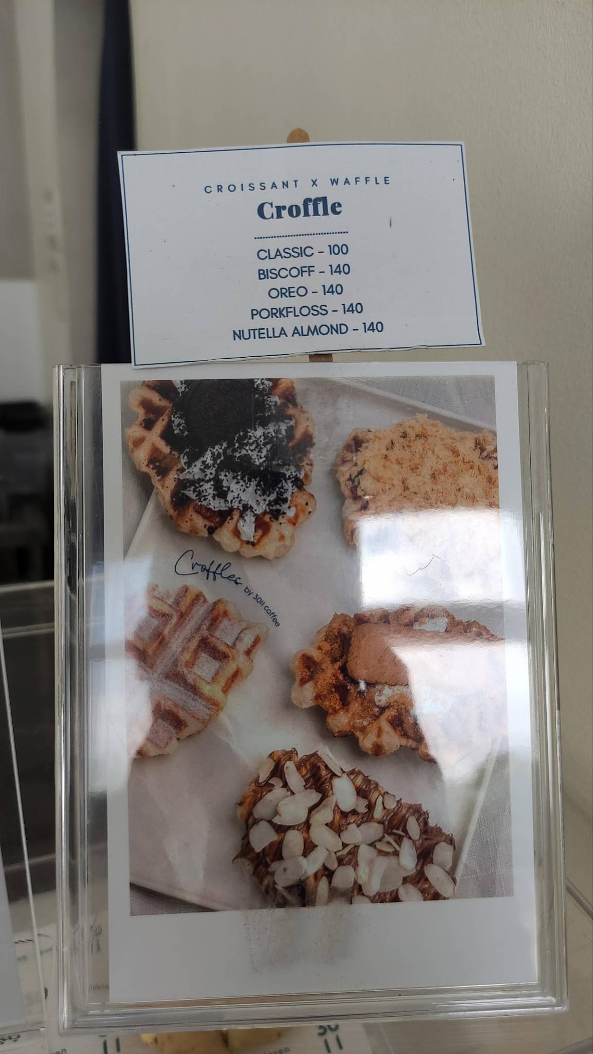Menu at 3011 Coffee, San Miguel