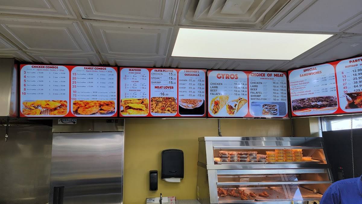 Menu at 5 Brothers Fried Chicken & Waffles restaurant, Patchogue
