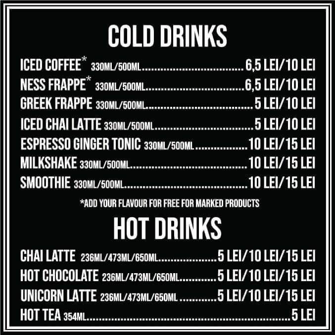 Speisekarte von 5 To Go, Zalău