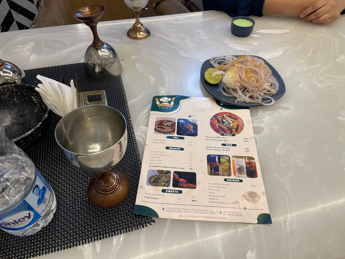 Menu at AL-QURESH FOODS, Delhi