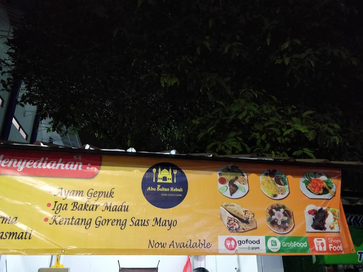 Menu at Abu Sultan Kebuli restaurant, South Jakarta