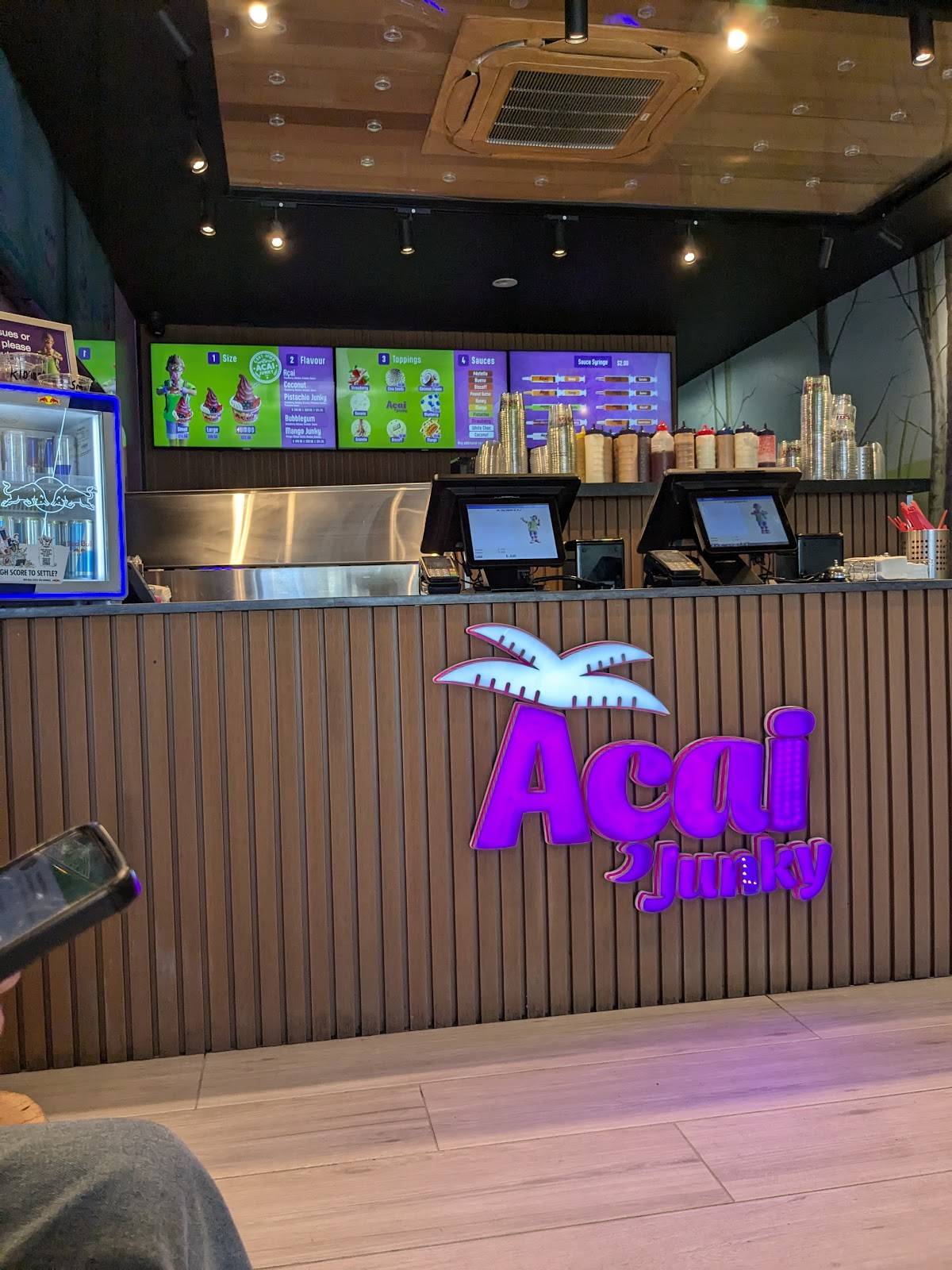 Menu at Açaí Junky, Bankstown