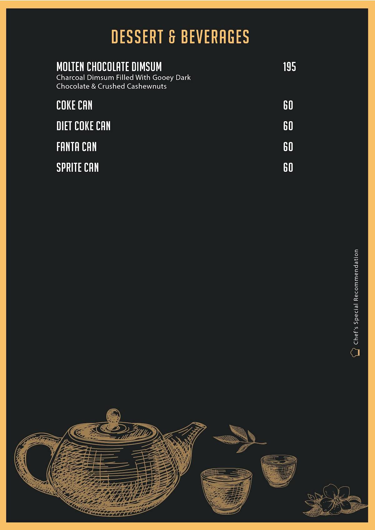 Menu at Ah So Yum, New Delhi