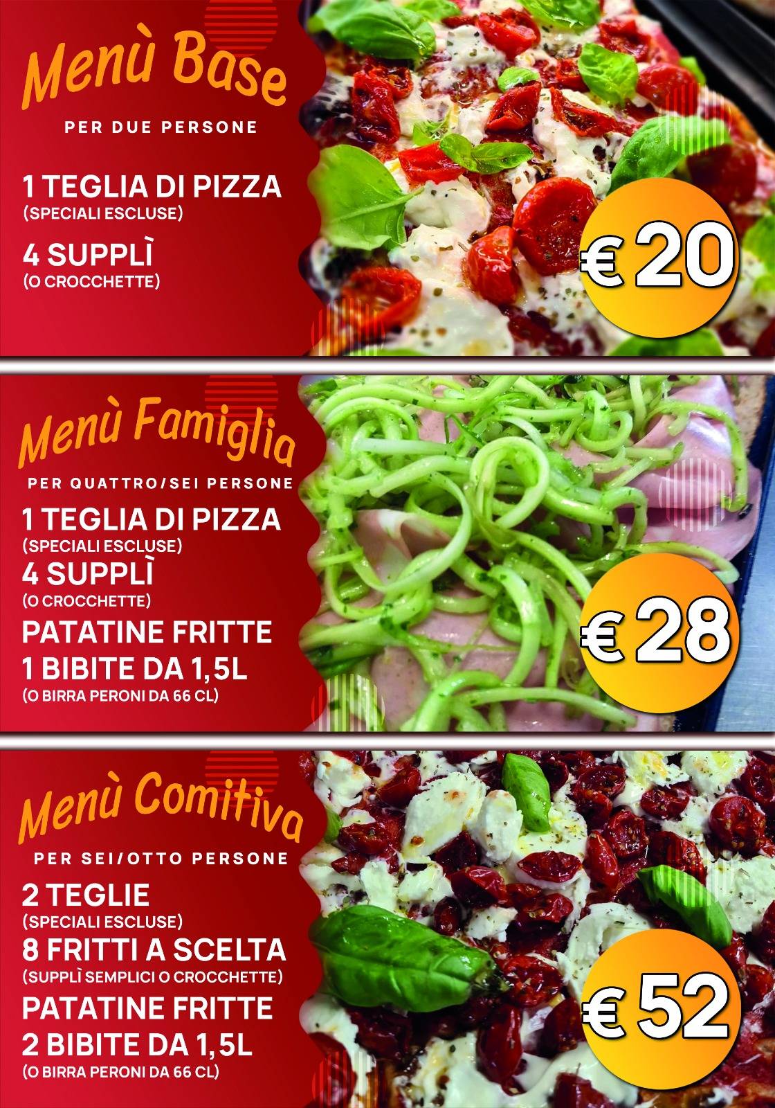 Speisekarte von Alberto's Pizza Ladispoli, Ladispoli Speisekarte von Alberto's Pizza Ladispoli, Ladispoli