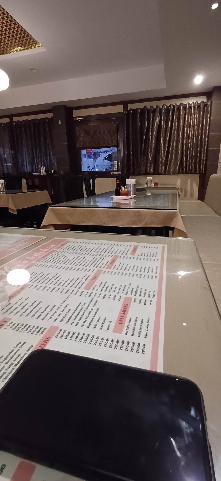 Menu at Alex's Kitchen, Hyderabad