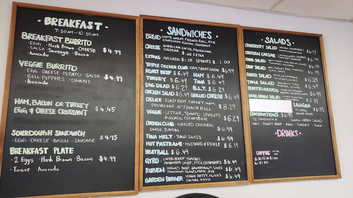 Menu at Alton Cafe, Irvine