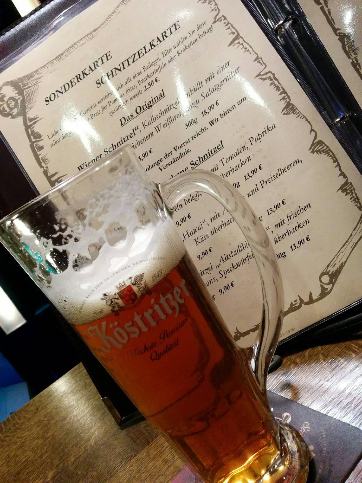 Menu at Altstadt Bierhaus pub & bar, Lübeck