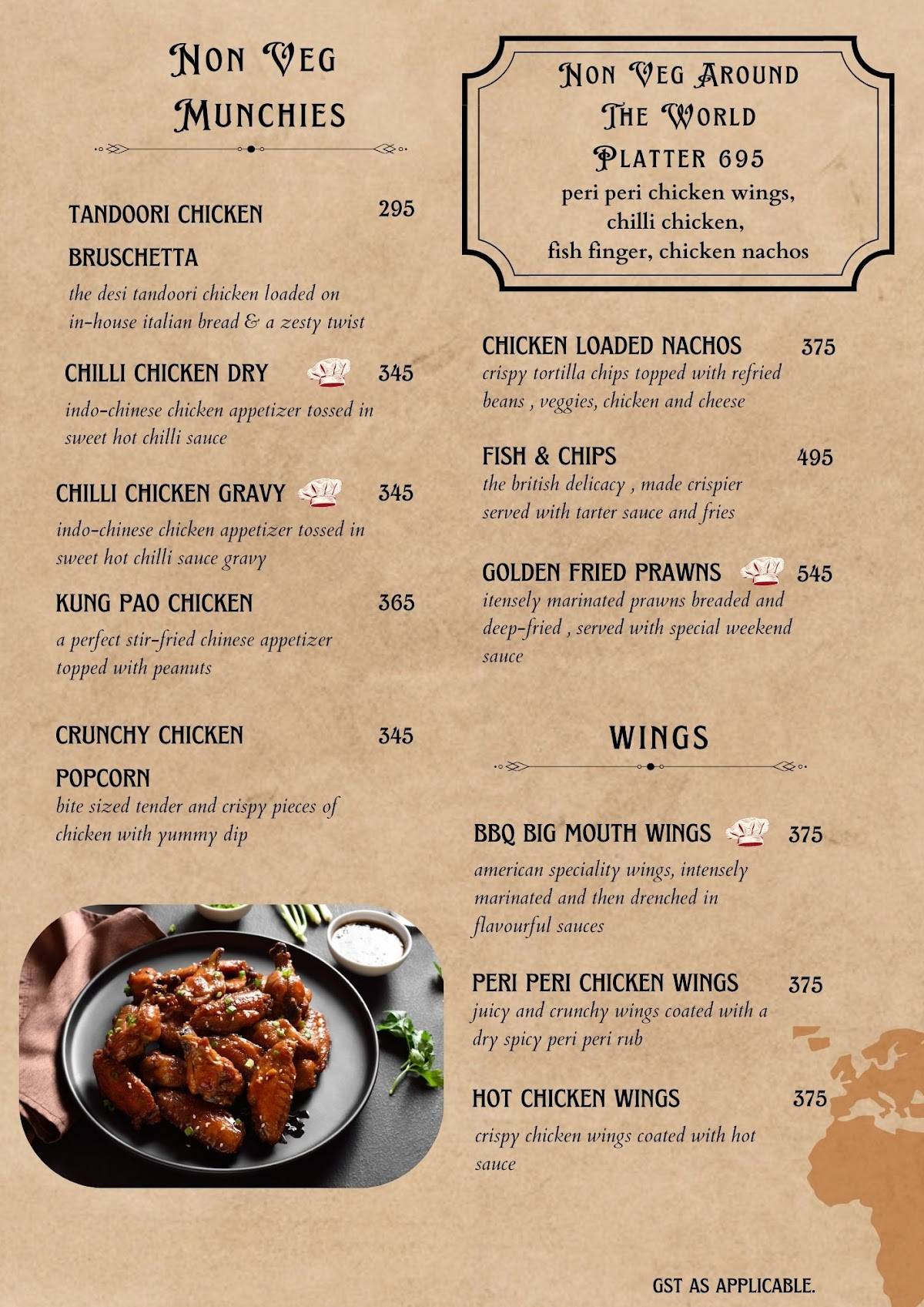 Menu at The Weekend by Caked : Your Go-To Restaurant & the Best Food in ...