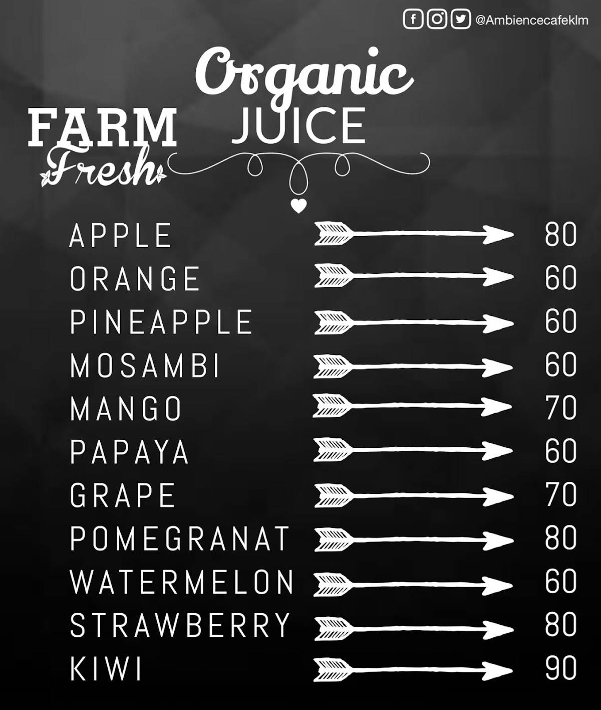 Menu at Ambience Cafe & Family Restaurant, Kulasekharam, KULASEKHARAM