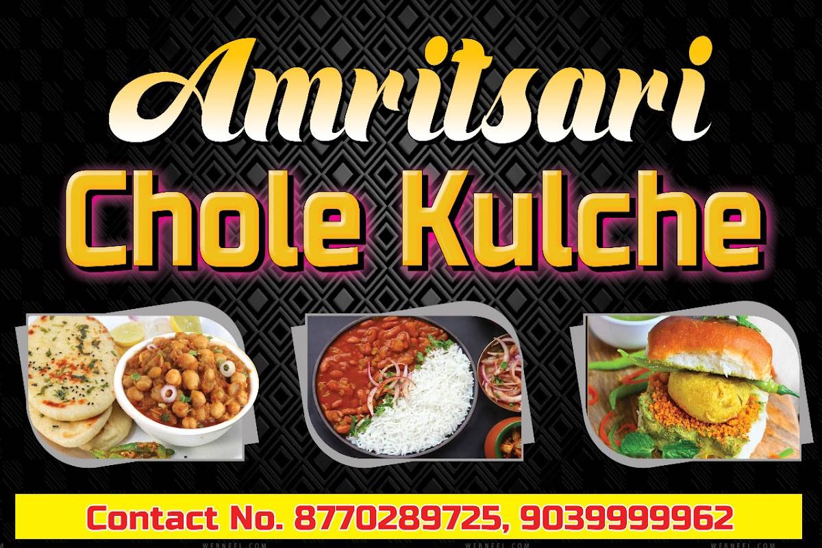 Menu at Amritsari Chole Kulche, Satna