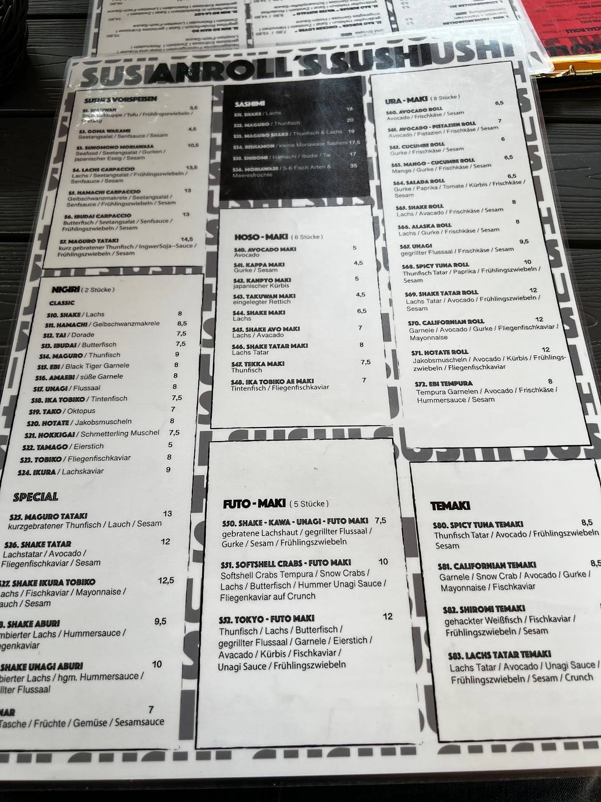 Speisekarte von Anroll Restaurant, Heilbronn