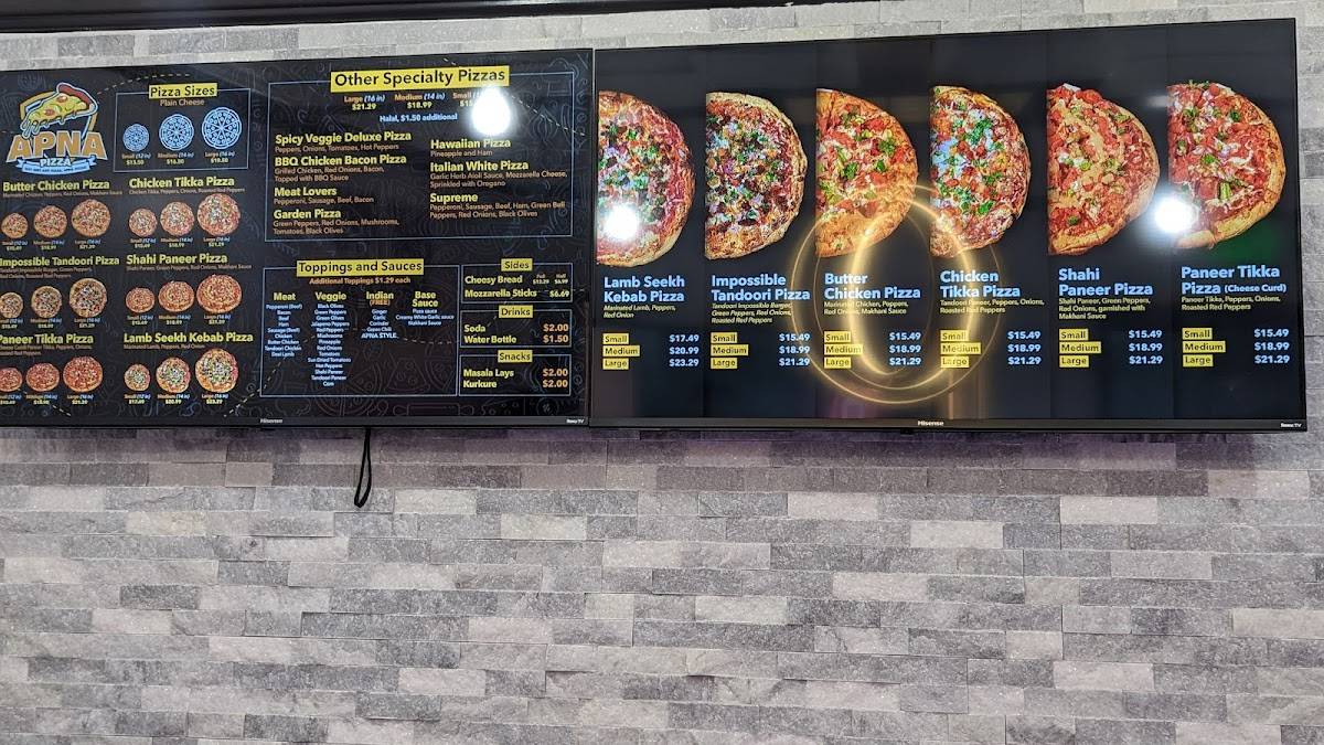Menu at Apna Pizza pizzeria, Rockville