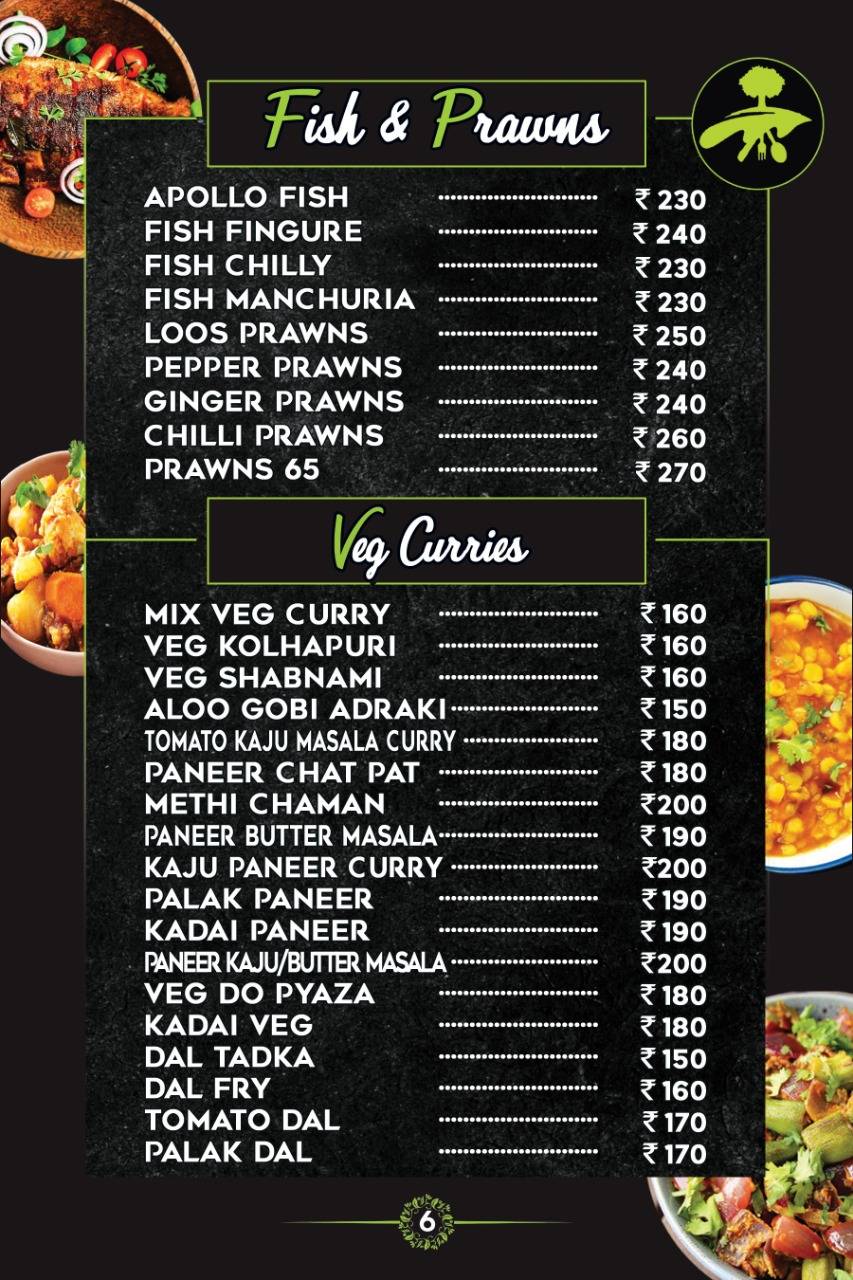 Menu at Arabian Kitchen, Karimnagar