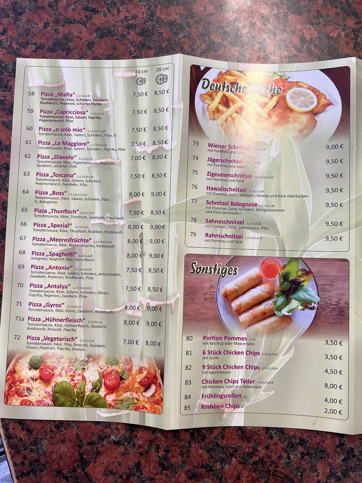 Menu at Asia Imbiss pub & bar, Wutha-Farnroda, Eisenacher Str. 57