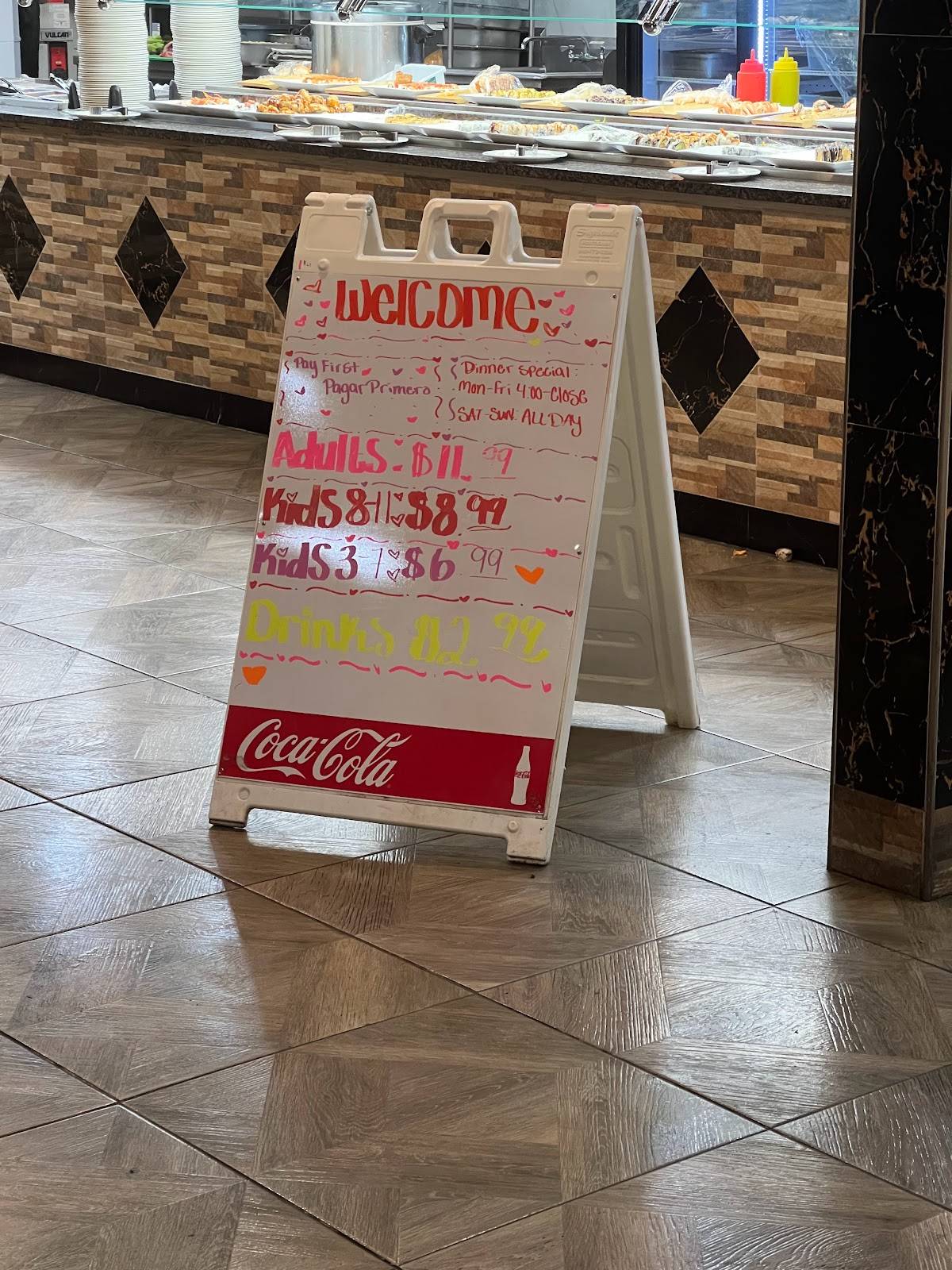 Menu at Atlantic Buffet restaurant, Marietta, Austell Rd SW