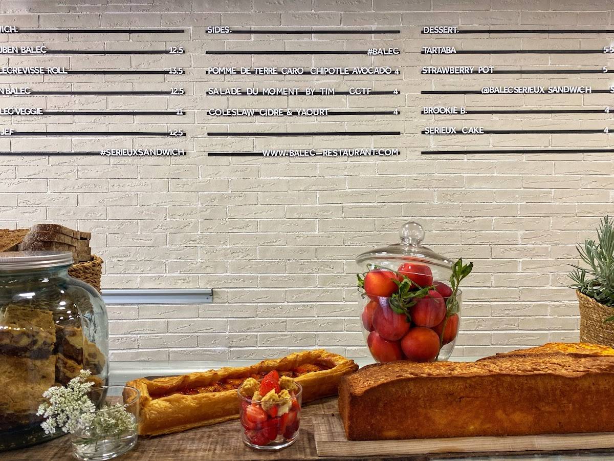 Menu at BALEC restaurant, Annecy