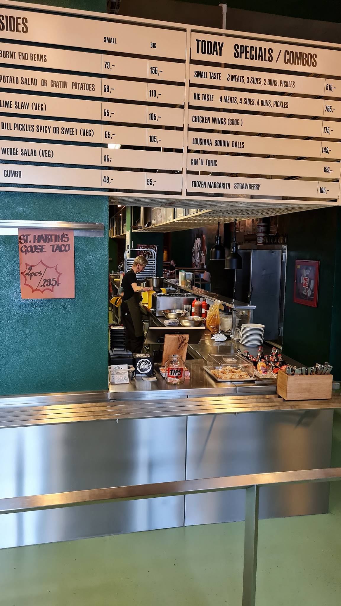 Menu at BIG SMOKERS BBQ, Prague