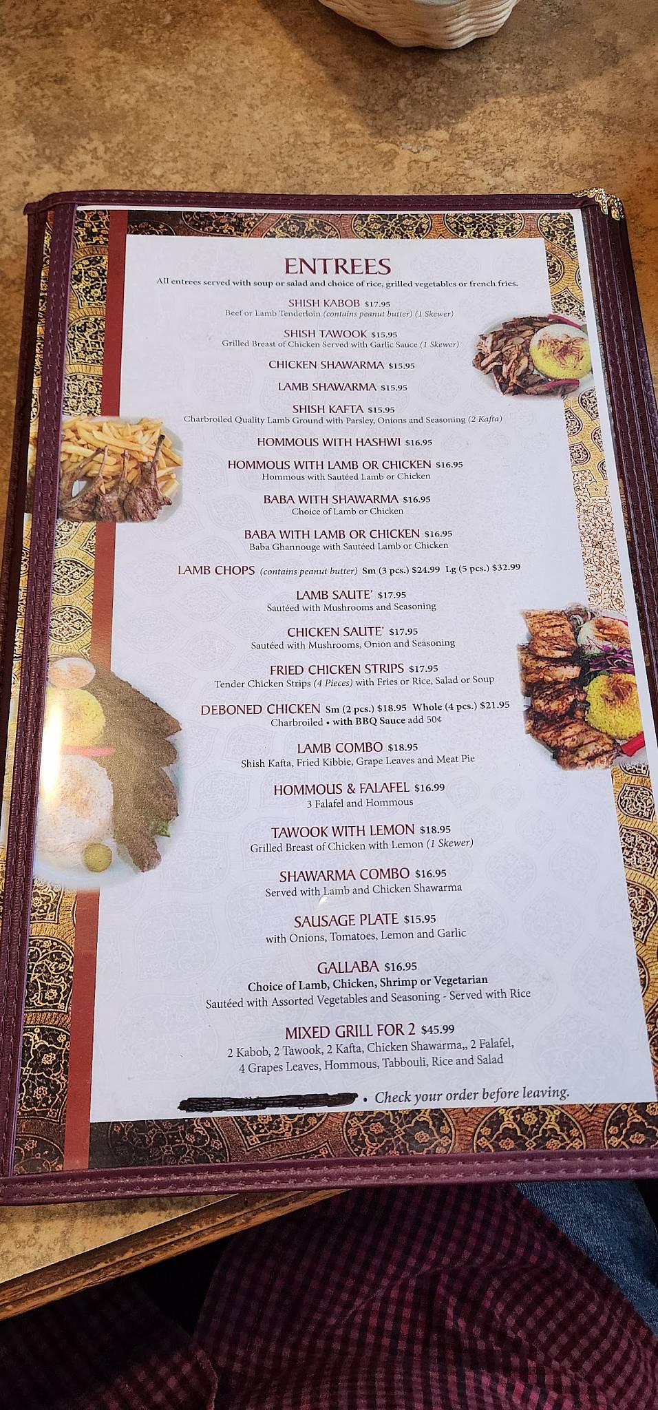 Menu at Badawest Restaurant, Flint