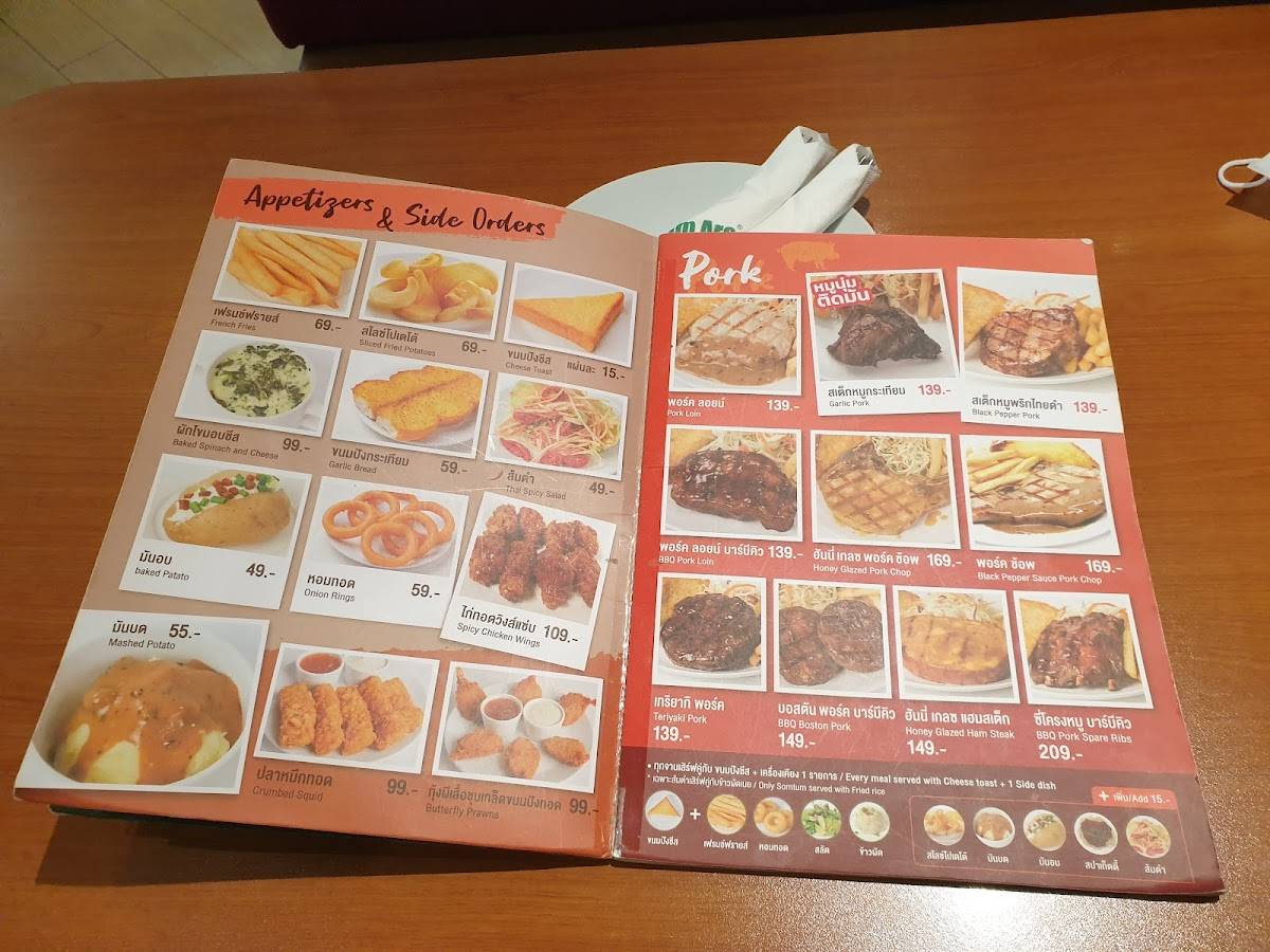 Menu at Eat Am Are steakhouse, Bangkok, ชั้น 3 1 อาคารเซ็นเตอร์ วัน ...