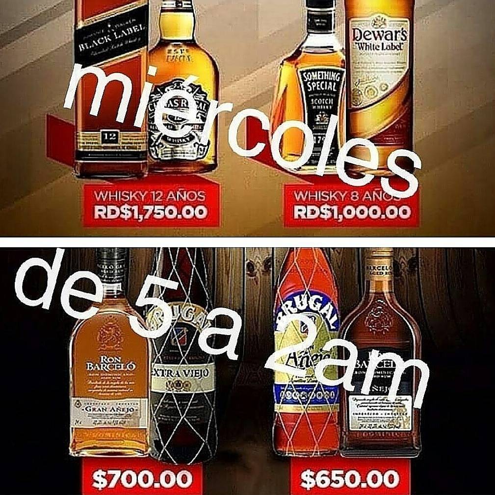 Carta de Barajando Bar, Santiago De Los Caballeros