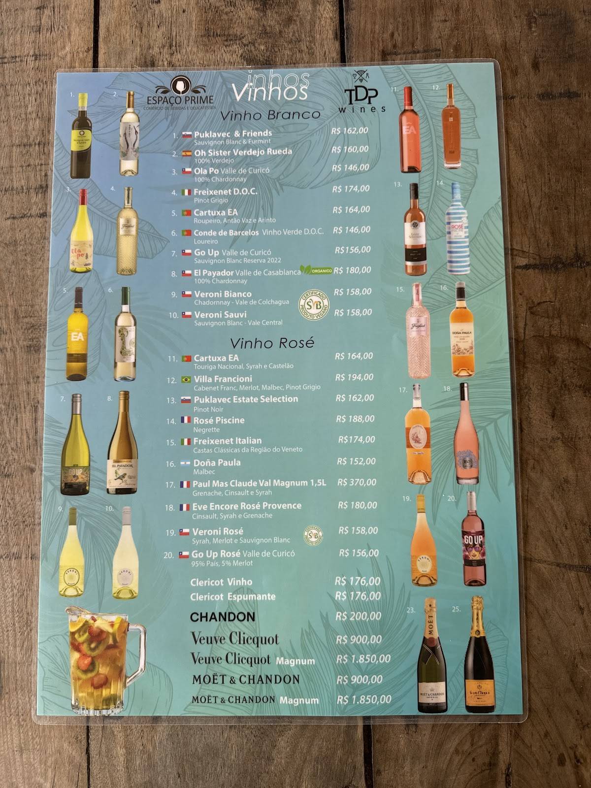 Menu em Barraco Da Mole, Florianópolis