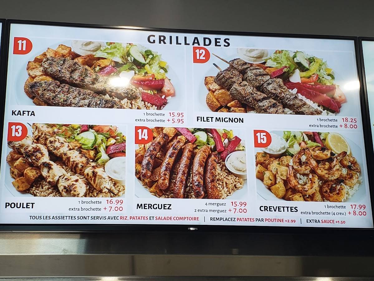 Menu au Basha Bois-des-filion restaurant, Bois-des-Filion, 426 Bd ...