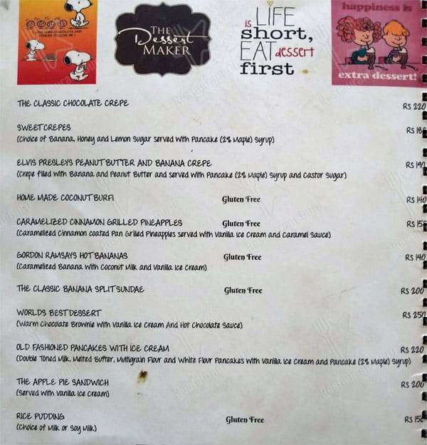 Menu at Beatles Cafe Rishikesh, Rishikesh, Paidal Marg, Tapovan Sarai ...