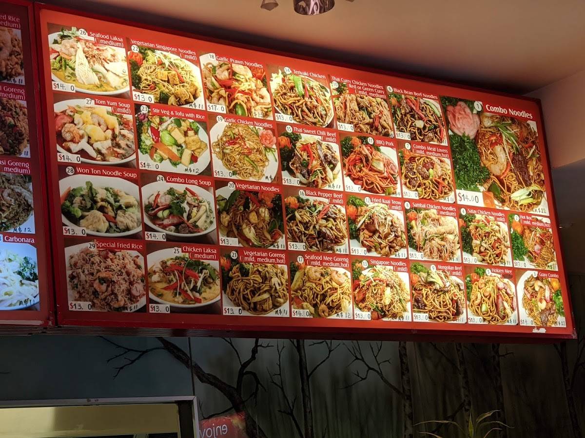 Menu at Bellygood restaurant, Maryborough