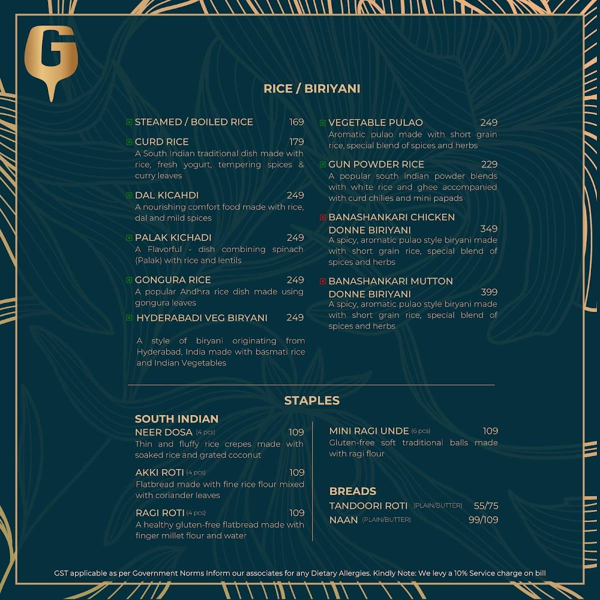 Menu at GULP - Pub Bar Family Restaurant, Bengaluru