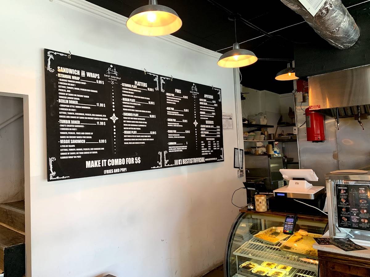 Menu at Best Istanbul Restaurant, Toronto, 235 Augusta Ave