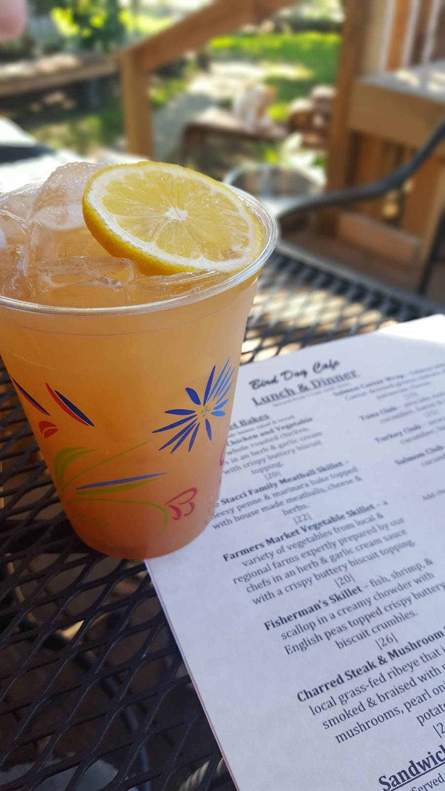 Menu at Bird Dog Cafe, Laurel