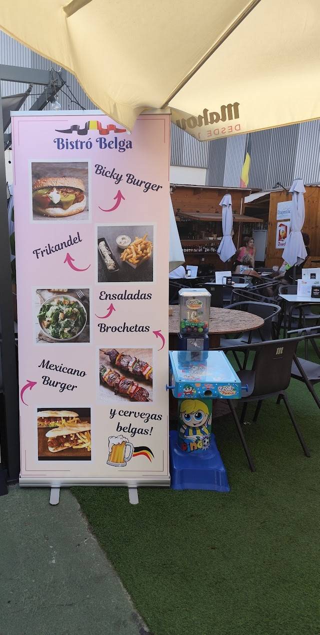 Menu at Bistro Belga restaurant, Torrevieja
