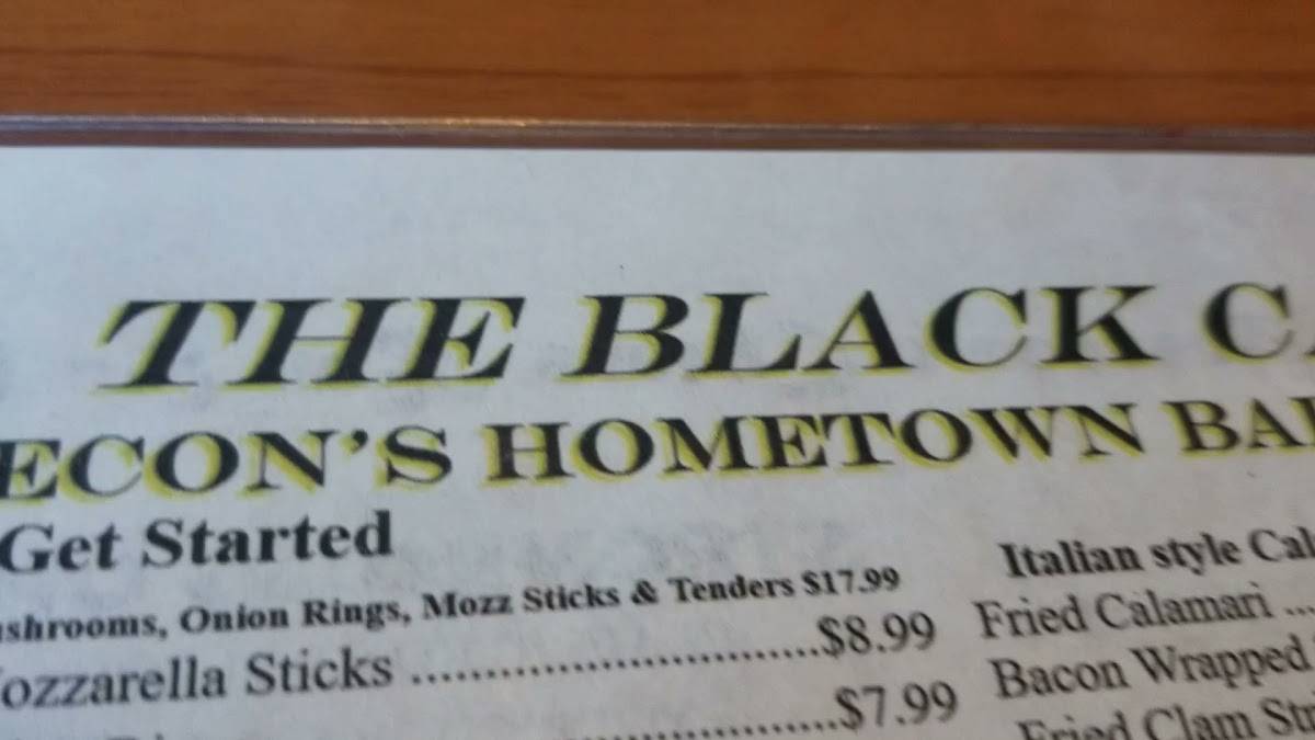 Menu at Black Cat Bar & Grill, Absecon, 1 N Shore Rd