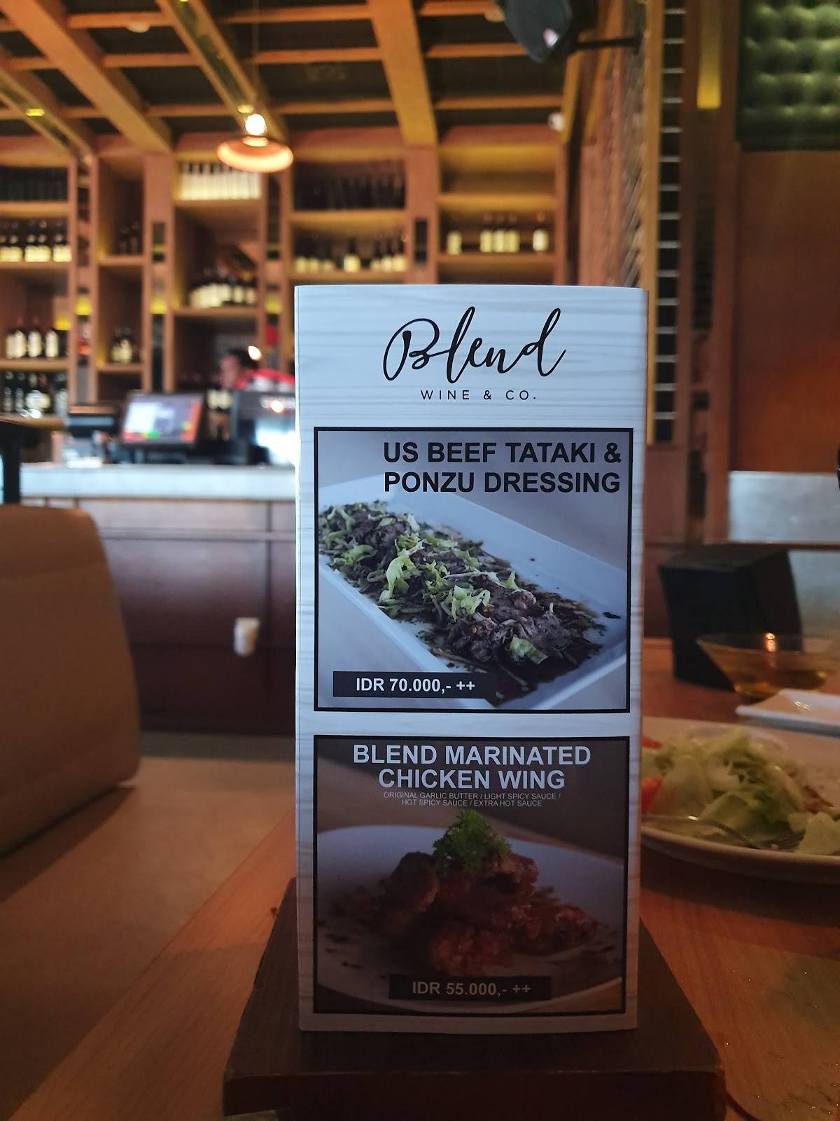 Menu at Blend Wine & Co. restaurant, Balikpapan, Kawasan Balikpapan ...