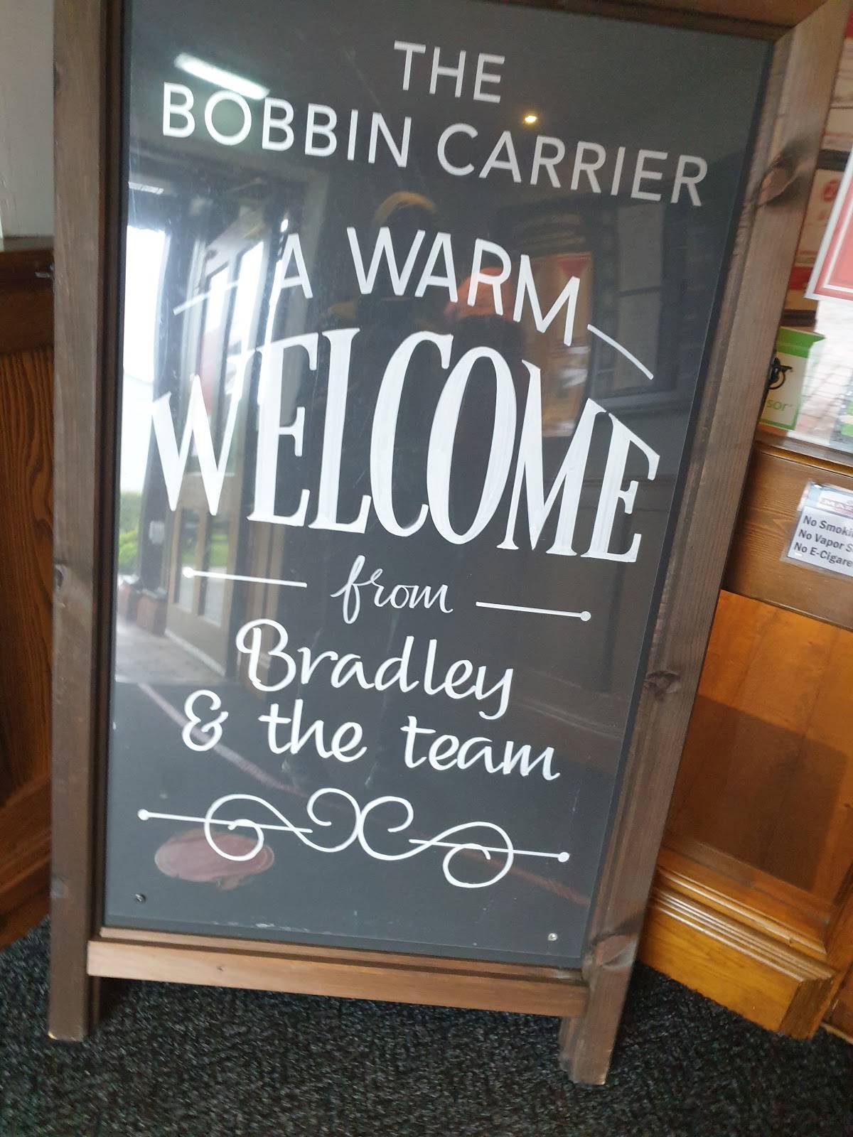 Menu at Bobbin Carrier pub & bar, Cleckheaton