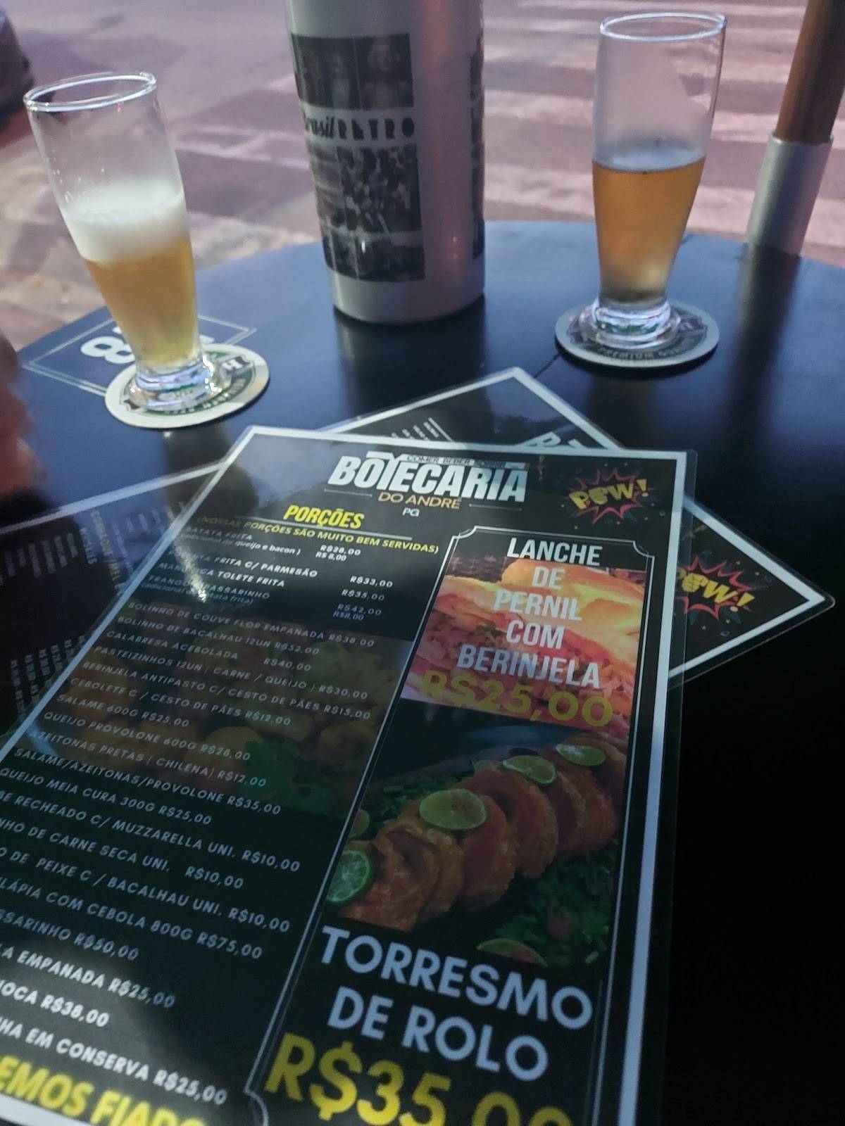 Menu at Botecaria do Andre pub & bar, Praia Grande