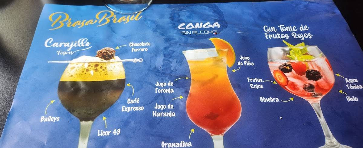 Carta del restaurante Brasa Brasil Tehuacan, Tehuacán