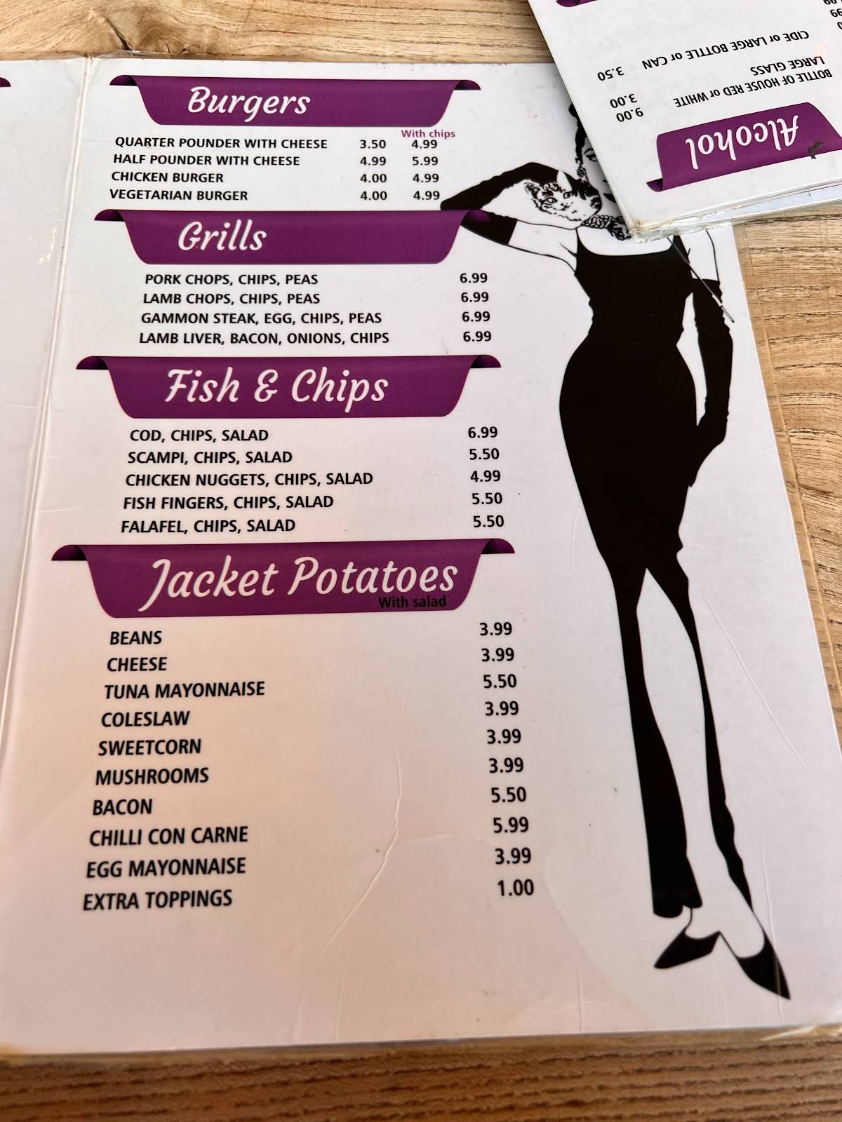 Menu at Breakfast At Tiffany's cafe, Hove, 333 Kingsway