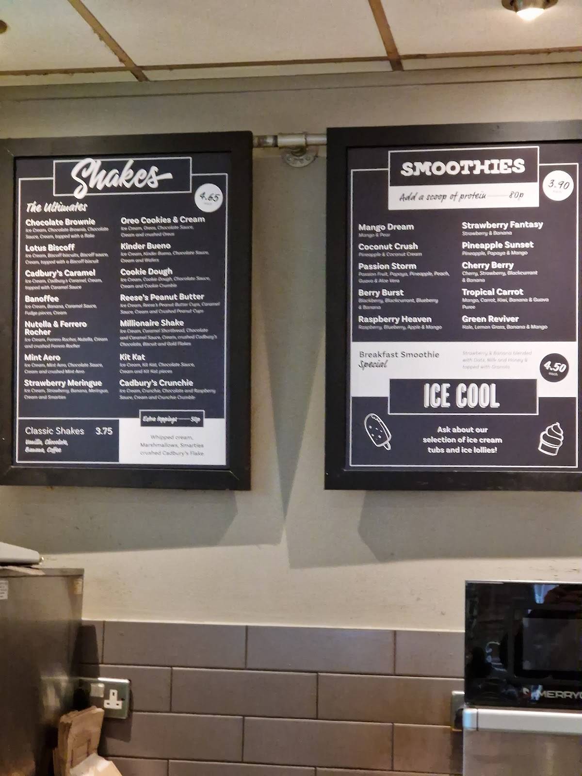 Menu at Brown Bag cafe, Wokingham, 19 Denmark St