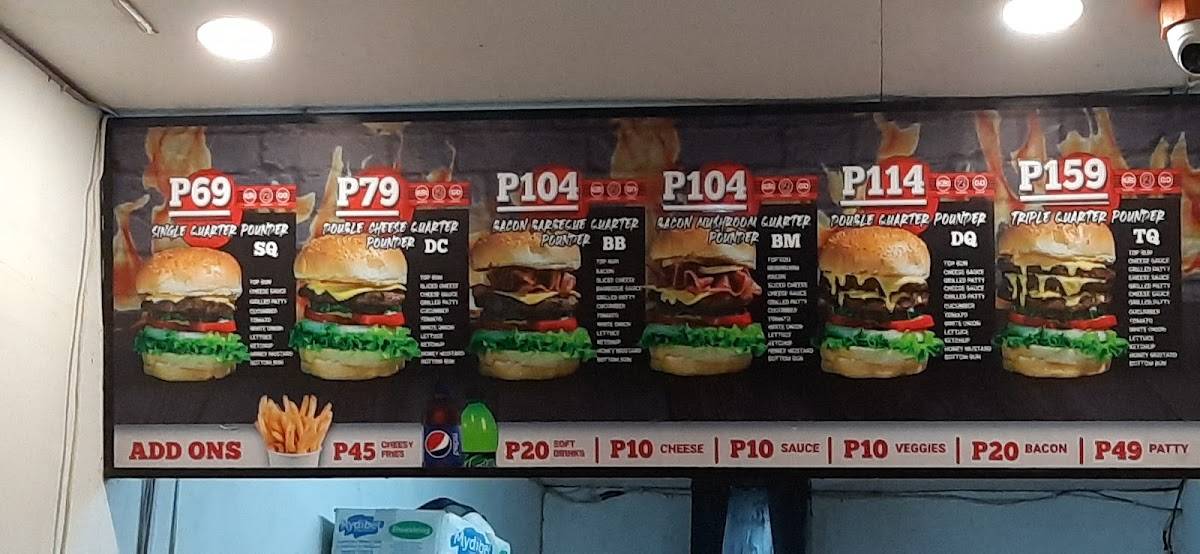 Menu at Burg2go Alabang restaurant, Muntinlupa