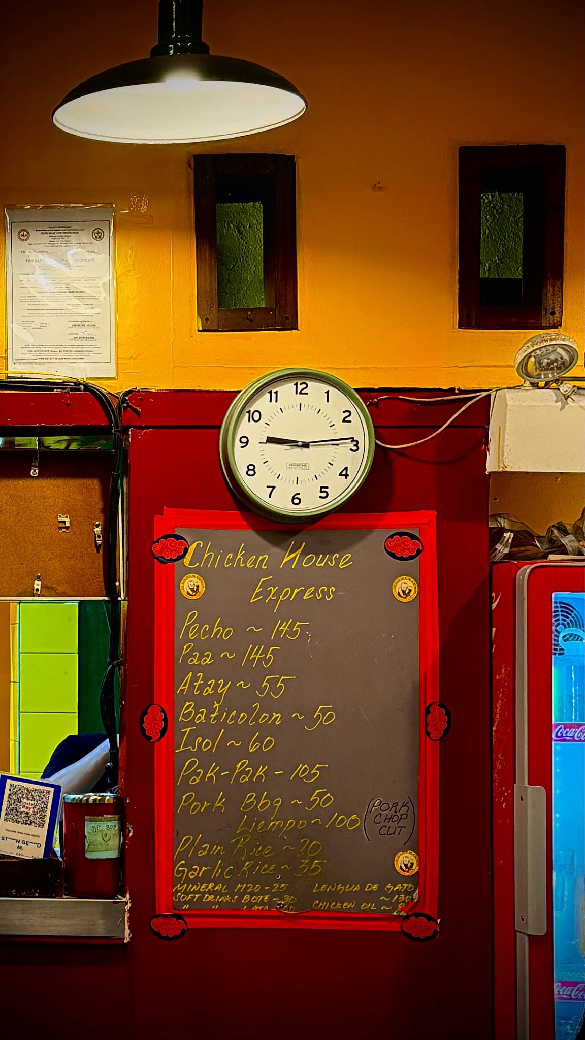 Menu at C.H.E. Bacolod Chicken HouseExpress BBQ, Makati, 114 K Savana ...