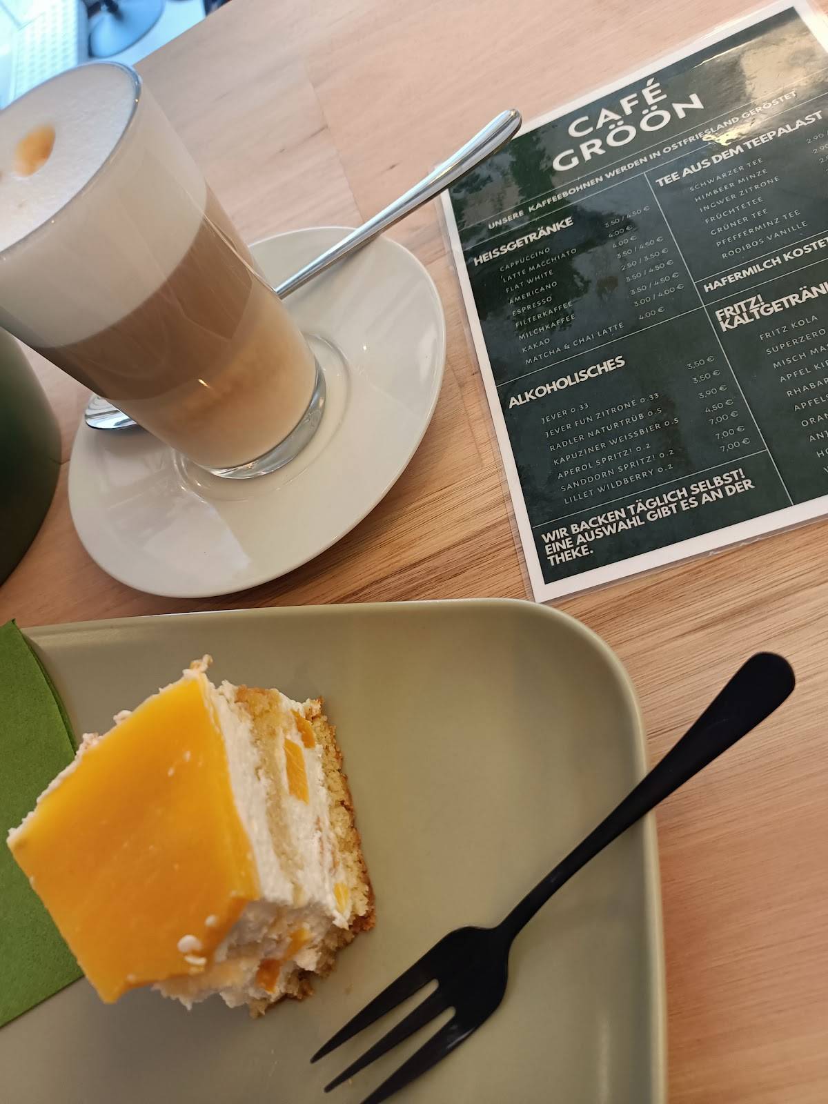 Speisekarte von Café Gröön cafe, Wilhelmshaven