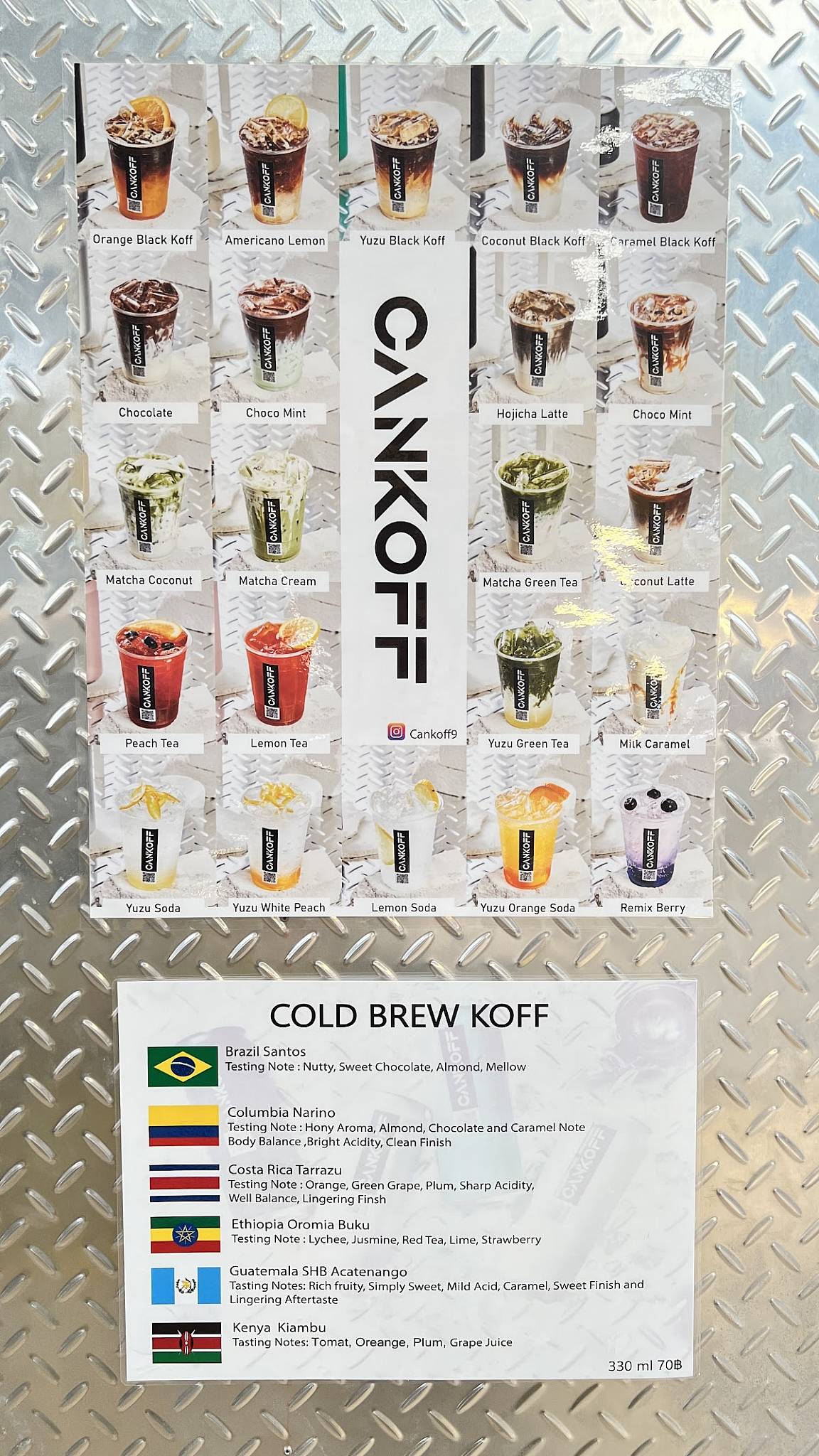Menu at CANKOFF Coffee อโศก, Bangkok