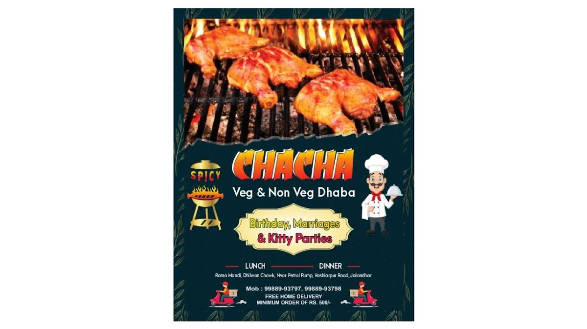 Menu at CHACHA VEG AND NON-VEG DHABA, Jalandhar