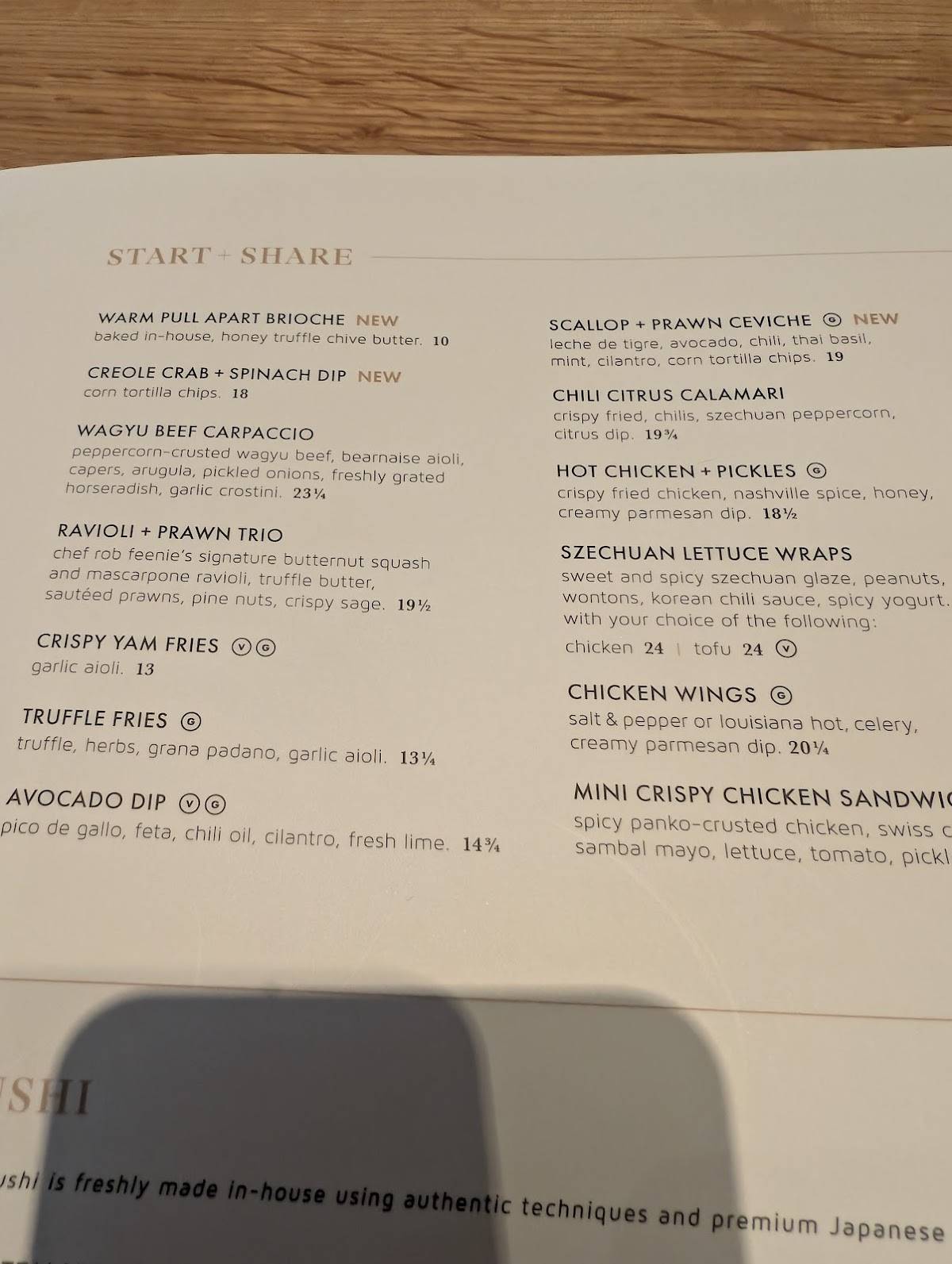 Menu at Cactus Club Cafe, Calgary, 112 Crowfoot Terrace NW