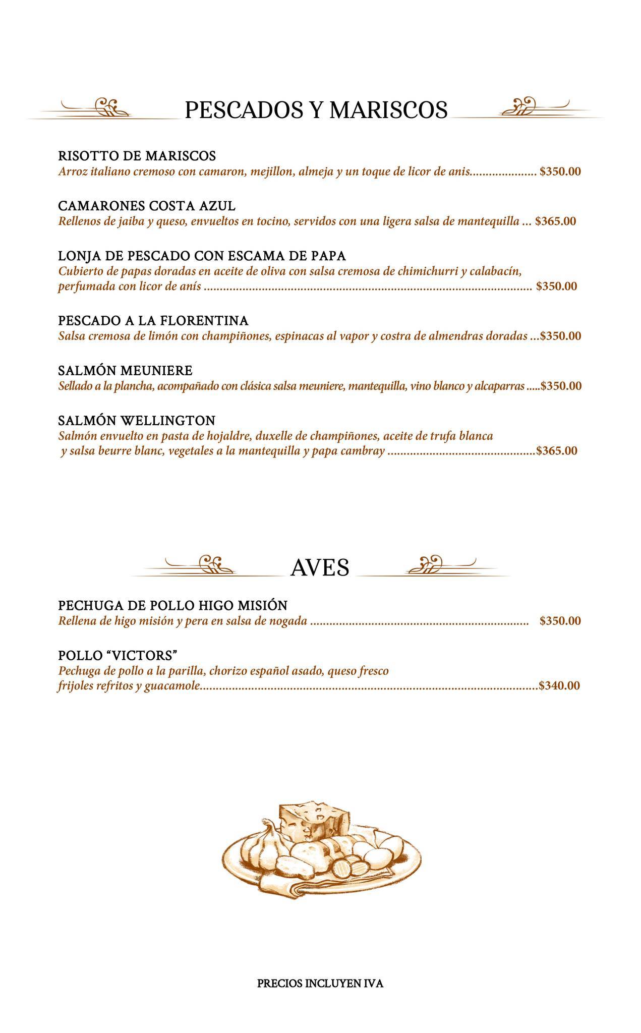 Menu at Caesar's pub & bar, Tijuana, Av. Revolución 8190