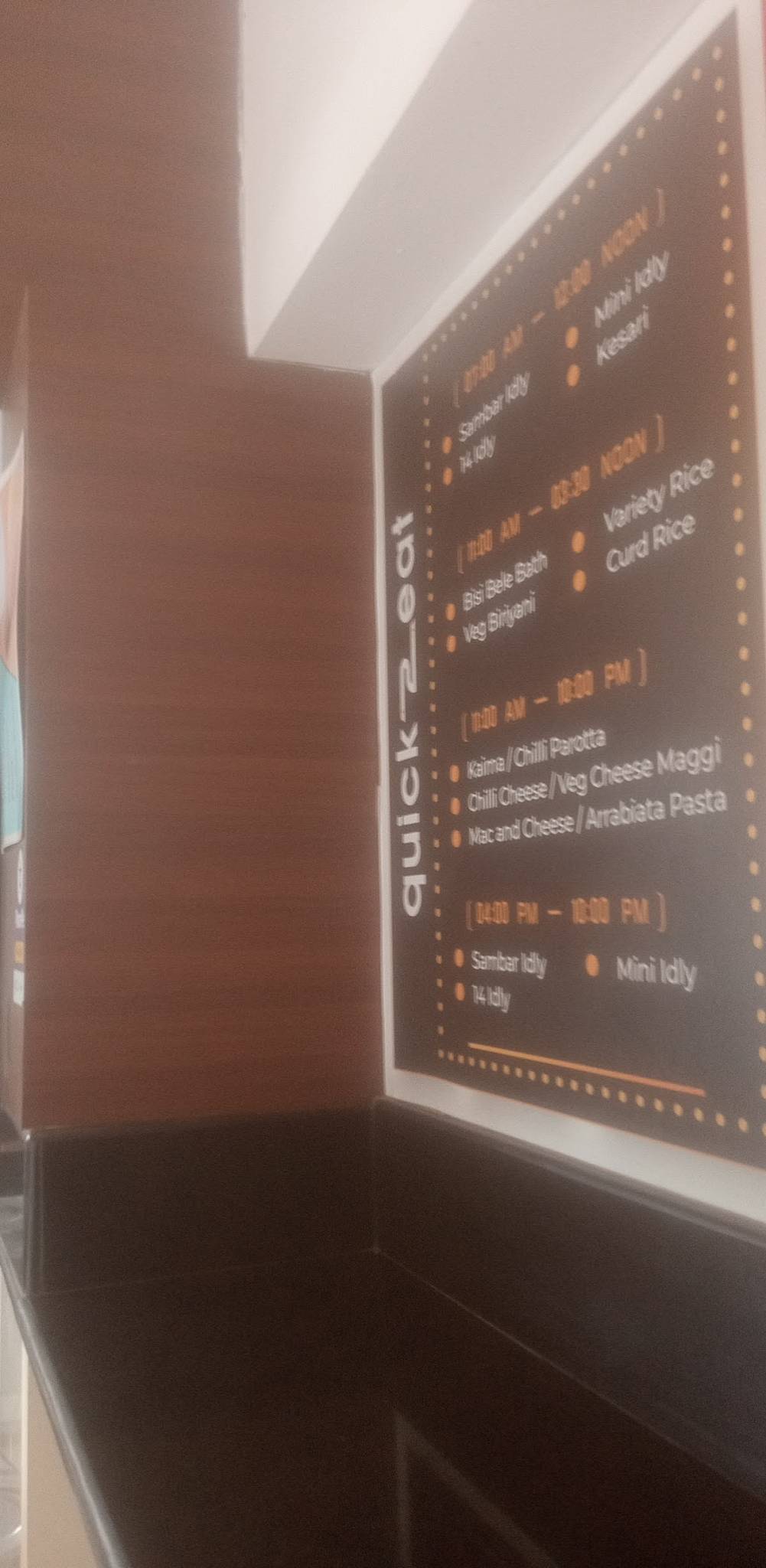 Menu at Cafe Agadyas, Thoothukudi