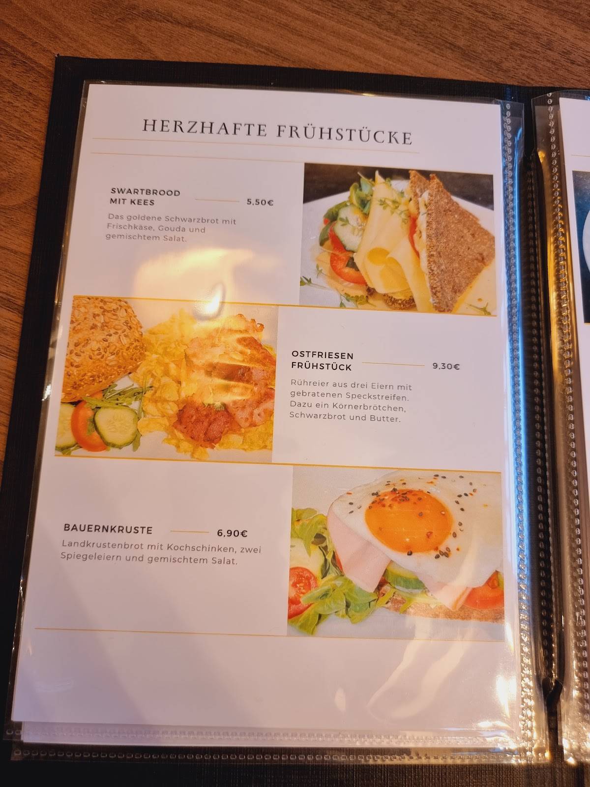 Speisekarte von Café ten Cate cafe, Norden